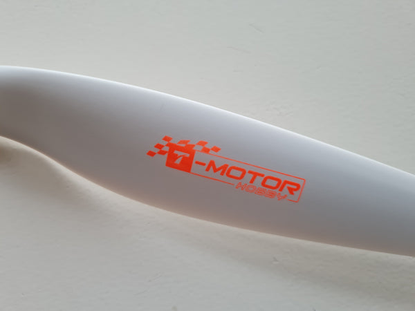White grey carbon polymer hybrid tech propellor T-Motor 16x8 (AM600 ...